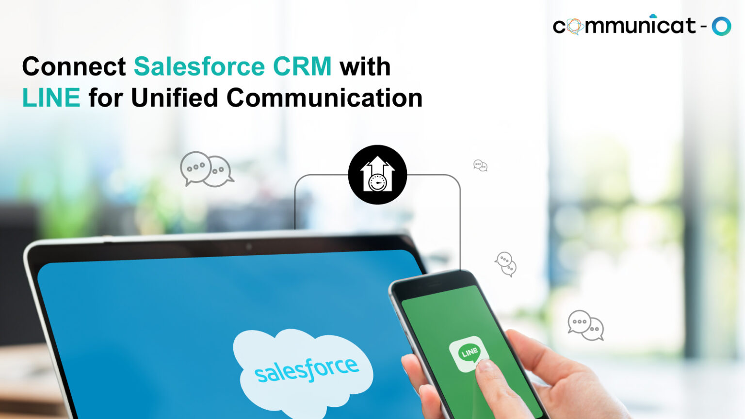 Enhance Competence Using Salesforce CRM with LINE